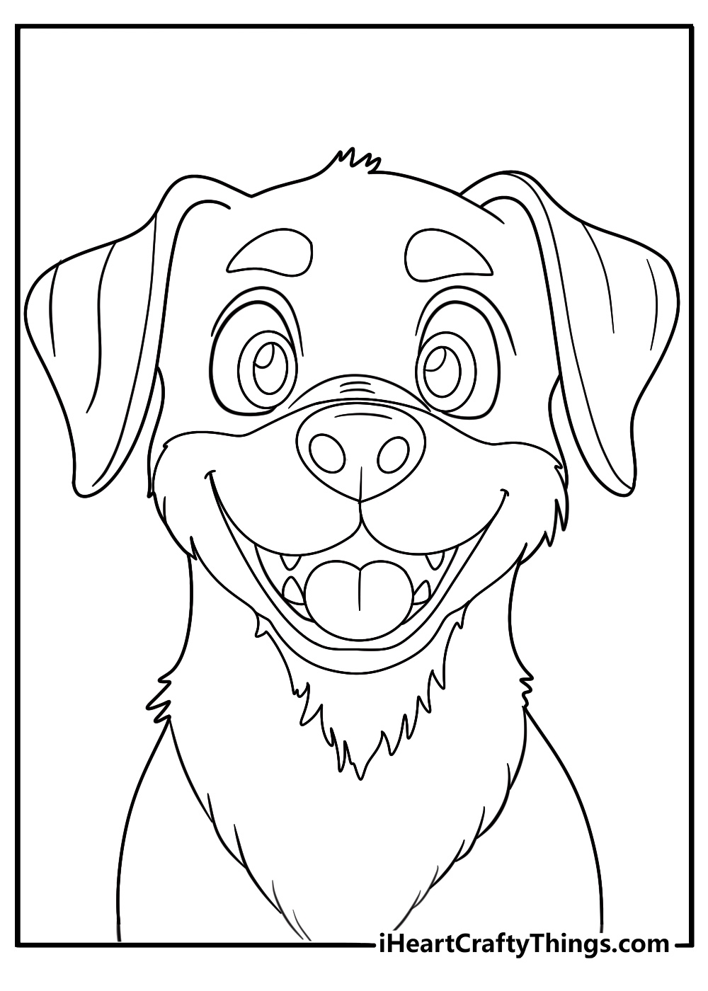 20+ Rottweiler Coloring Pages To Print For Free
