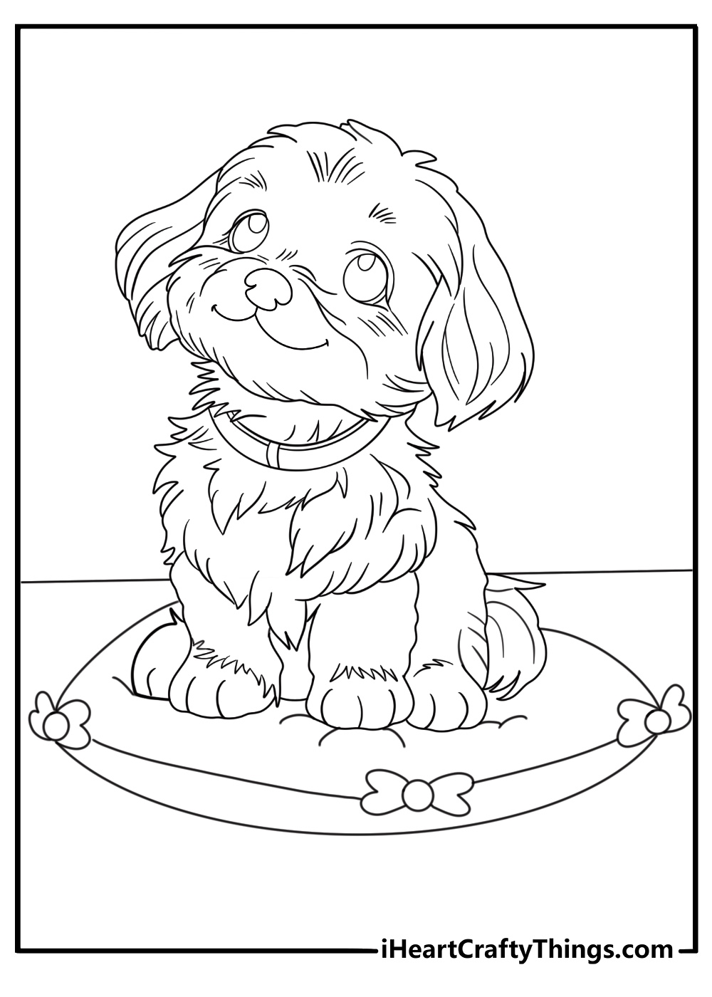 20+ Shih Tzu Coloring Pages (Free PDF Printables For Kids)