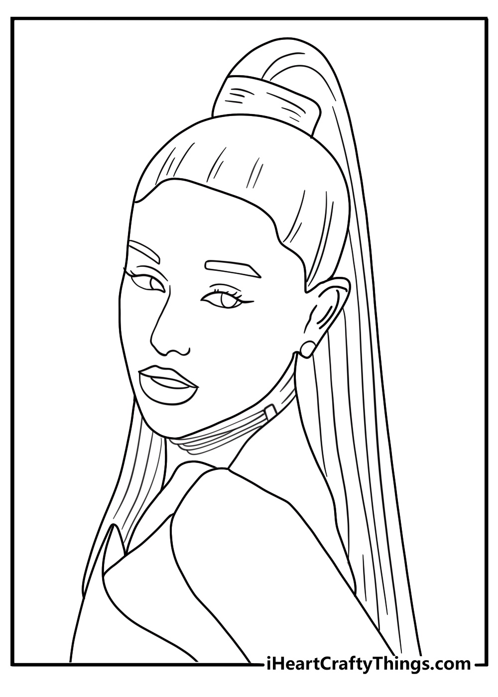 20+ Ariana Grande Coloring Pages (Free Printable PDF Sheets)