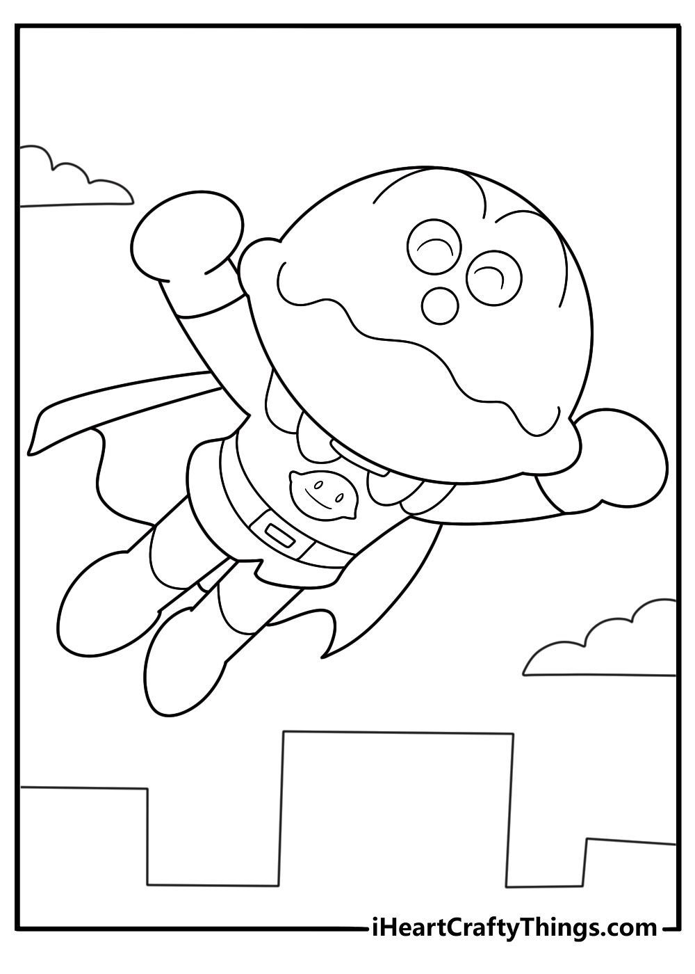 24 Anpanman Coloring Pages To Print For Free