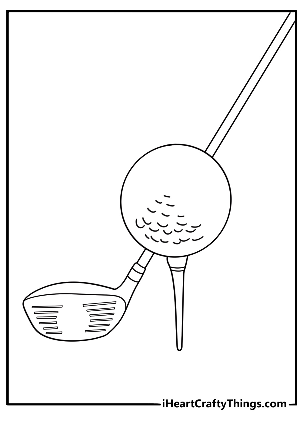 Golf Coloring Pages (30+ Printable PDF Sheets For Free)