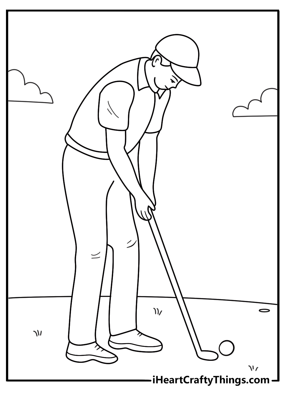 Golf Coloring Pages (30+ Printable PDF Sheets For Free)