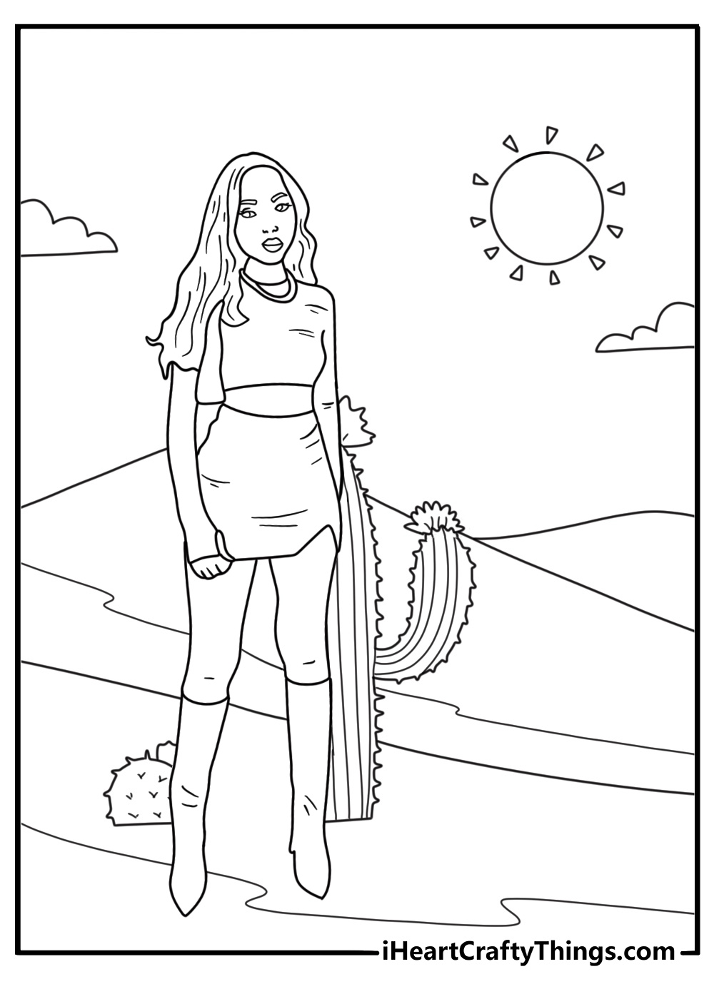 Free Baddie Coloring Pages (30+ Easy Printable PDF Sheets)