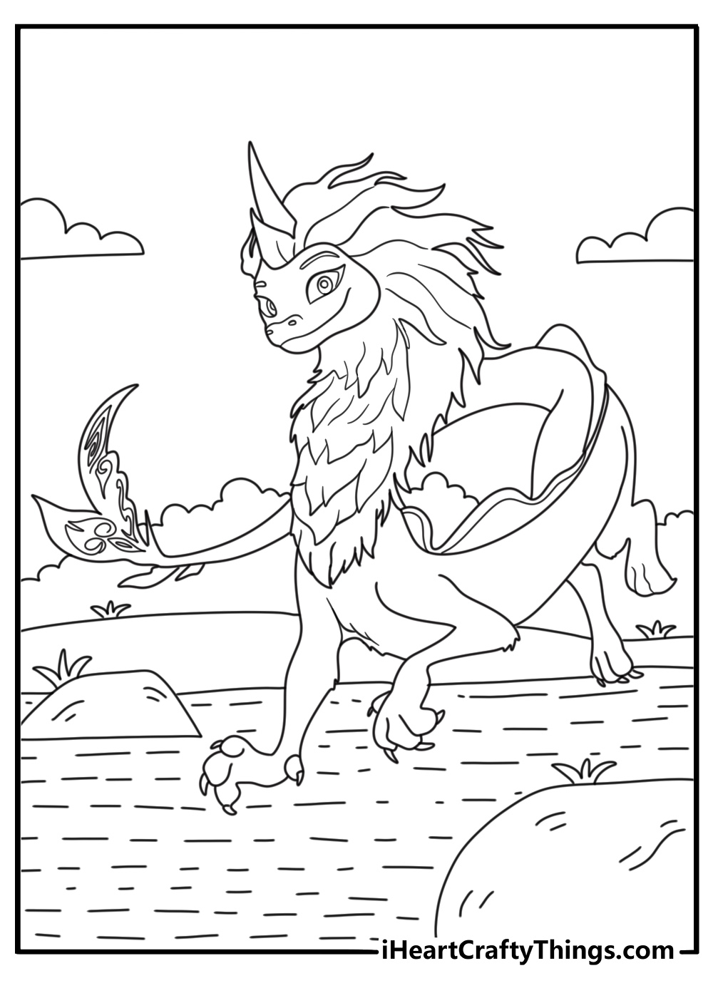 Raya And The Last Dragon Coloring Pages (22 Free PDF Printables)